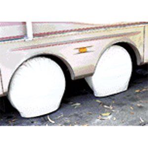 36"-39" White Wheel Cover, Set of 2 — Camptown Outfitters