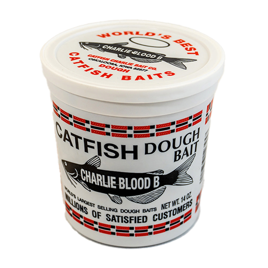 Catfish Charlie 14oz. Blood B Catfish Dough Bait — Camptown Outfitters