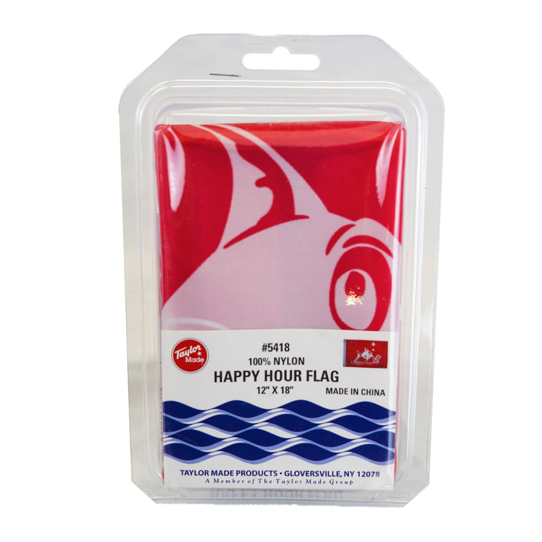 Taylor Made Flag 12X18 HAPPY HOUR FLAG — Camptown Outfitters